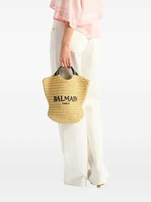 Balmain Crochet Mini Cabas Bag