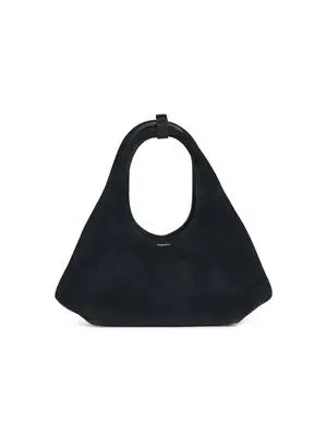 Coperni Folded' Mini Bag In Suede - Black