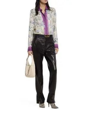 Gucci Printed Silk Twill Shirt