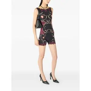 MARINE SERRE Printed Sleeveless Top