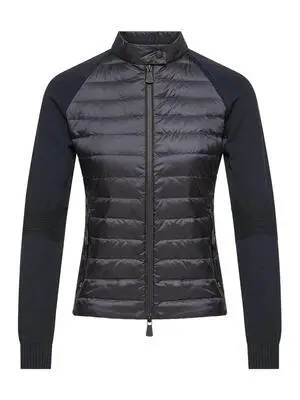 Moncler Padded Cardigan With Zip - Blue