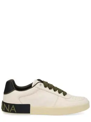 Dolce & Gabbana Sneaker With Logo - Cream