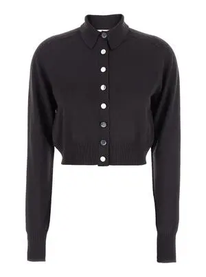 Sportmax Wool Cropped Cardigan - Multicolor