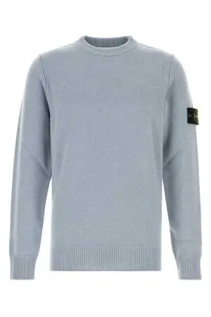 Stone Island Light Wool Blend Sweater - Blue