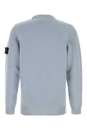 Stone Island Light Wool Blend Sweater - Blue
