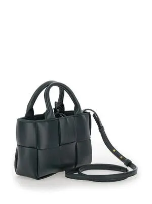 Bottega Veneta Intreccio Motif Leather Handbag - Multicolor