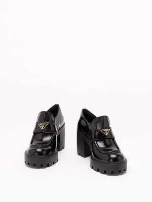 Prada Brushed Leather Loafers - Multicolor