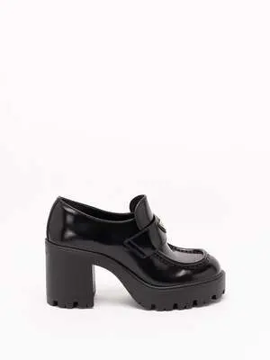 Prada Brushed Leather Loafers - Multicolor