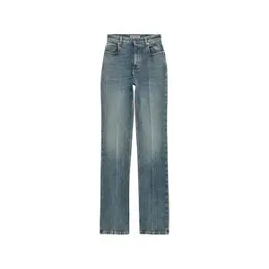 Balenciaga Denim Straight-leg Jeans - Blue