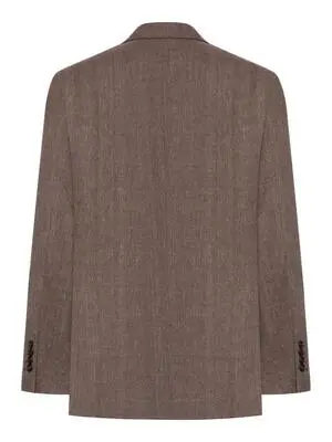 Brunello Cucinelli Double-breasted Tailored Jacket - Multicolor
