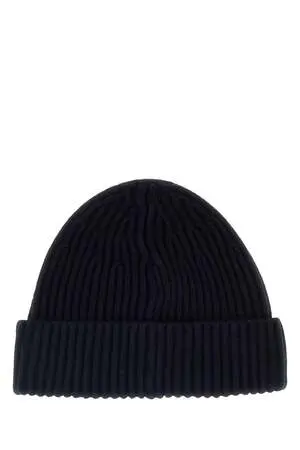 Stone Island Midnight Wool Beanie Hat - Blue