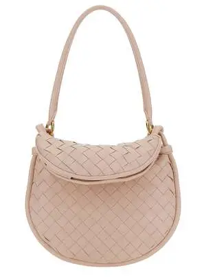 Bottega Veneta Intrecciato Leather Shoulder Bag - Multicolor