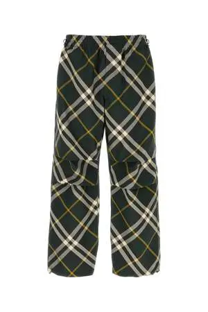 Burberry Embroidered Polyester Pant - Multicolor