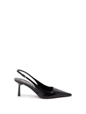 Prada Brushed Leather Slingback Pumps - Multicolor