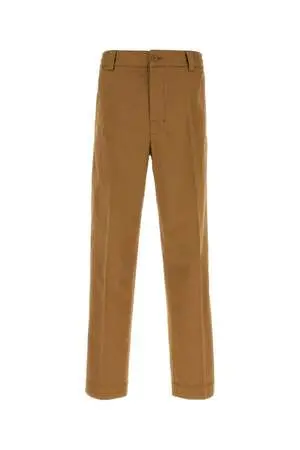 Moncler Camel Cotton Pant - Brown