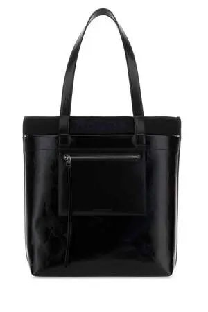Alexander McQueen Canvas Shopping Bag - Black