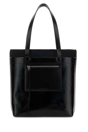 Alexander McQueen Canvas Shopping Bag - Black
