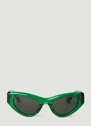 Bottega Veneta Cat Eye Sunglasses - Green