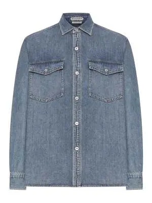 JW Anderson J.W.Anderson Men Oversized Cotton Shirt Multicolor