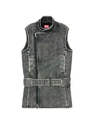 DIESEL® Belted Mini Dress - Multicolor