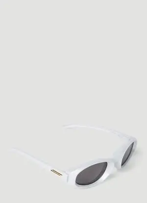 Bottega Veneta Arch Oval Sunglassses