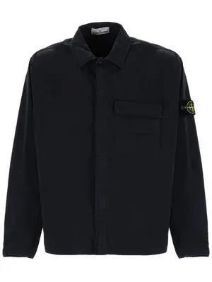 Stone Island Cotton Overshirt - Blue