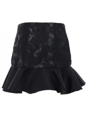 GANNI Satin Miniskirt