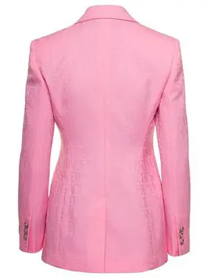 Versace Wool Single-breasted Jacket - Multicolor