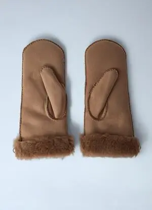 Max Mara Sand Gloves