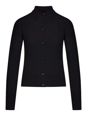 Max Mara Medeola Wool Cardigan - Black