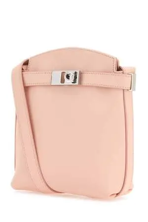 FERRAGAMO Gancini Leather Cross Body Phone Case - Pink