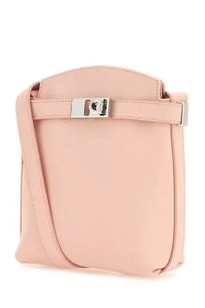 FERRAGAMO Gancini Leather Cross Body Phone Case - Pink