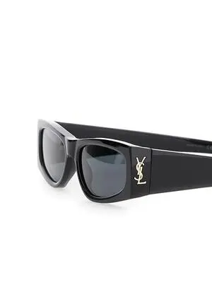 Saint Laurent Sl M140' Sunglasses With Cassandre In Acetate - Black