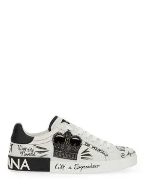 Dolce & Gabbana Portfino Sneaker - White