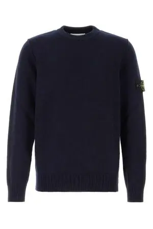 Stone Island Midnight Wool Blend Sweater - Blue