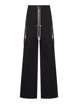 Rick Owens Pants Heizer Belas - Black