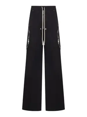 Rick Owens Pants Heizer Belas - Black