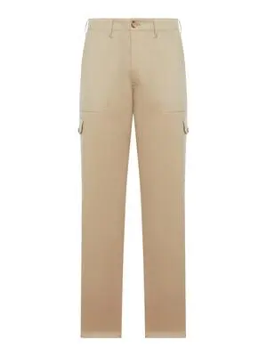 Etro Stretch Cotton Cargo Trousers - Multicolor