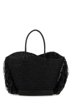 FERRAGAMO Raffia Shopping Bag