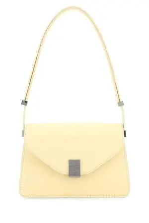 LANVIN Pastel Leather Concerto Shoulder Bag - Yellow