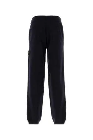 Stone Island Midnight Wool Blend Joggers - Blue