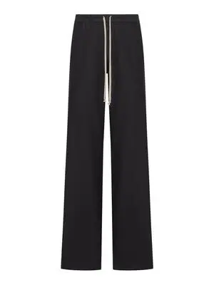Moncler Rick Owens Drawstring Trousers In Technical Fabric - Black