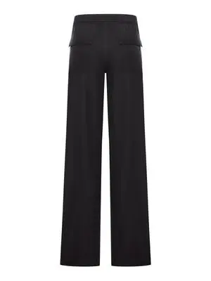 Moncler Rick Owens Drawstring Trousers In Technical Fabric - Black