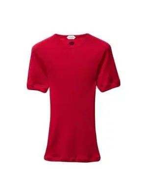 Versace T-shirt Rib With Medusa Embroidery - Multicolor