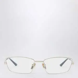 Gucci Gold-tone Metal Frame Glasses - Silver