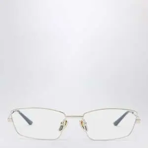 Gucci Gold-tone Metal Frame Glasses - Silver