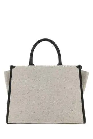 LANVIN Two-tone Canvas Small In & Out Shopping Bag - Multicolor