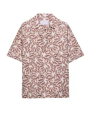 Prada Striped Cotton And Silk `bowling` Shirt - Multicolor
