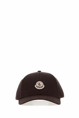 Moncler Cotton Baseball Cap - Brown