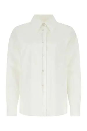 JIL SANDER Poplin Oversize Shirt - White